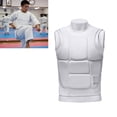 Karate Training Chest Guard Nylon Texture Lined Impacts Protections ...