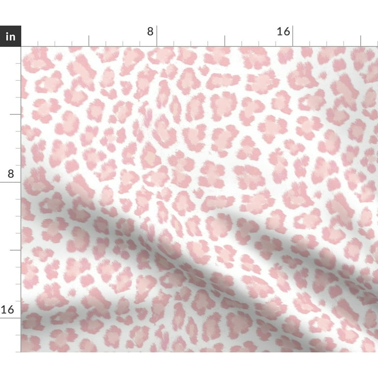 White And Pink Cheetah Print