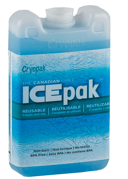 Cryopak Hard Shell Reusable Ice Pack, 3" x 5", Colors Vary (Pack of 4 ...