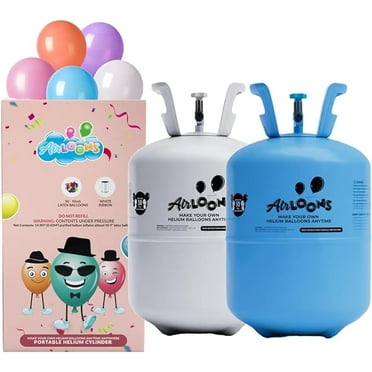 Balloon Time Jumbo 12" Helium Tank Blend Kit (4 Boxes) - Walmart.com