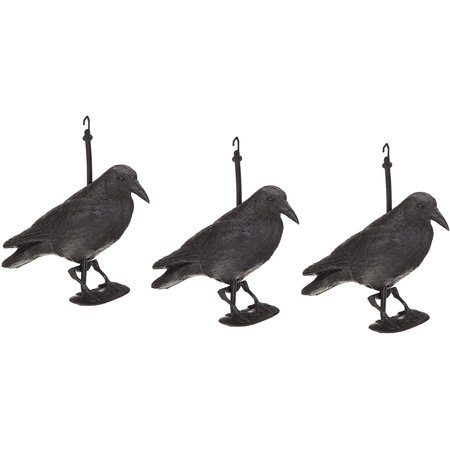 SHARKDOOK Bird Scarer Scarecrow to Drive Away Pigeons Sparrows Crows (3 ...