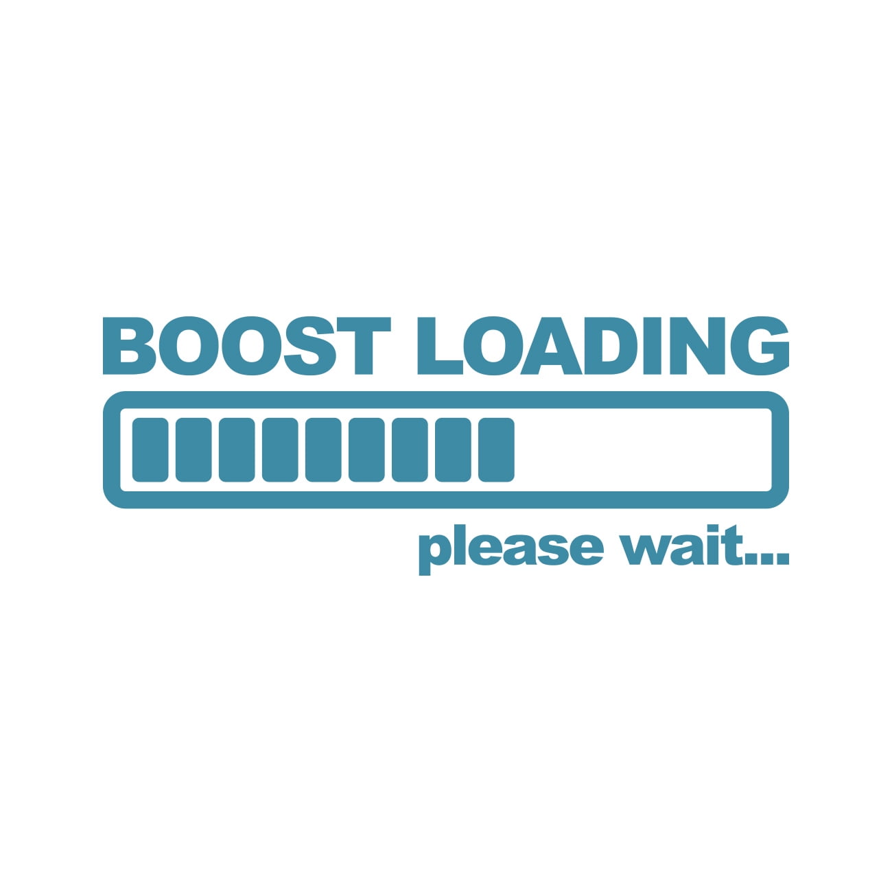 Boost Loading Sticker Decal Die Cut - Self Adhesive Vinyl ...
