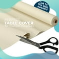 Exquisite, Plastic Tablecloth Roll, 300 ft x 40 in, Ivory - Walmart.com