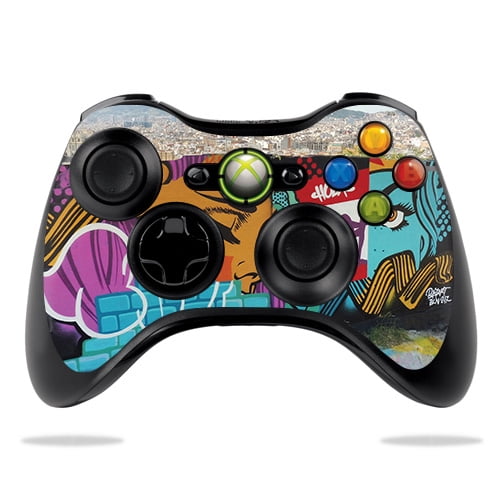 Skin Decal Wrap Compatible With Microsoft Xbox 360 Controller Graffiti ...