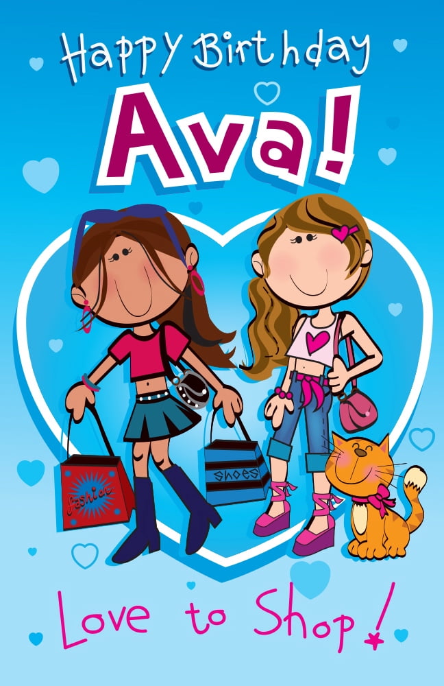 Singing Card- Ava - Walmart.com