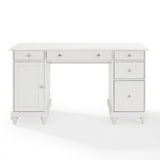 Crosley Palmetto Computer Desk, White - Walmart.com
