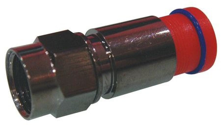 POWER FIRST 1UKD4 Coaxial Connector,RG6,F Type,PK10 - Walmart.com
