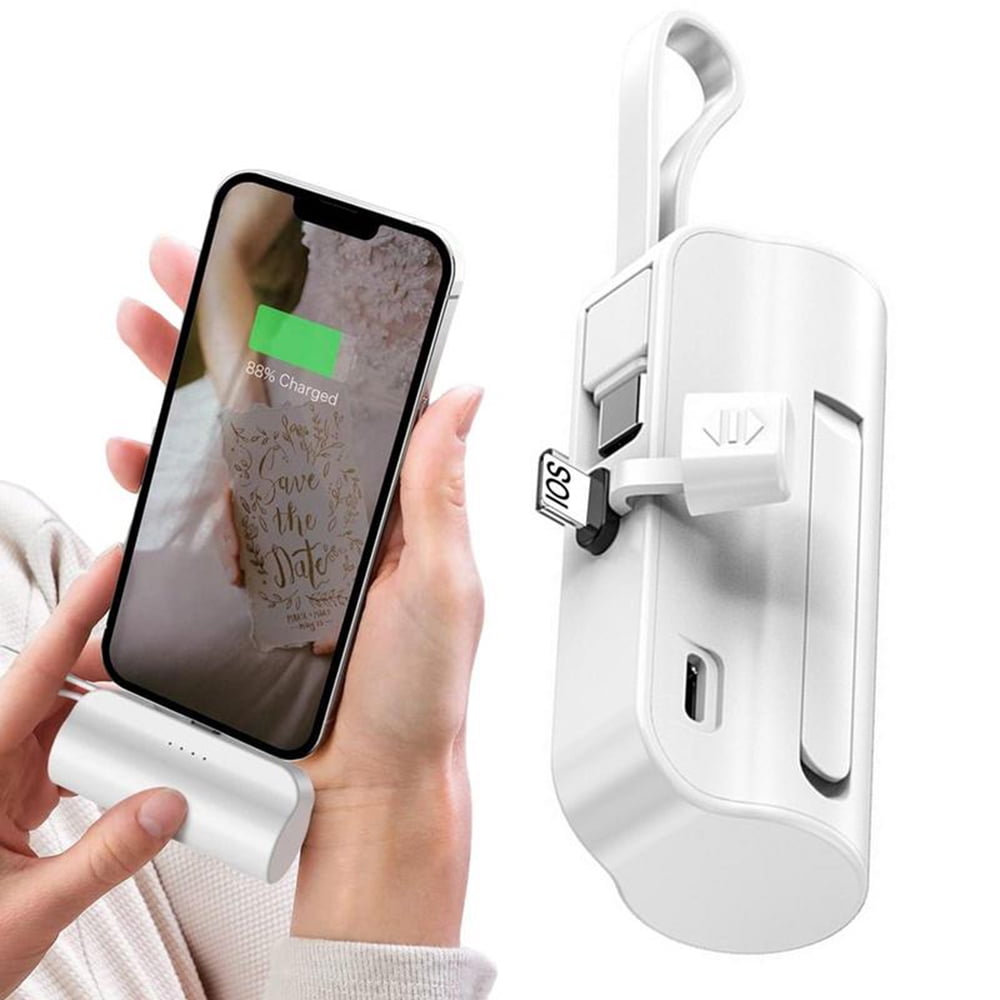 KIZOCAY Creative Capsule Pocket 5000 Mah Charging Bank Small Mini Tail ...