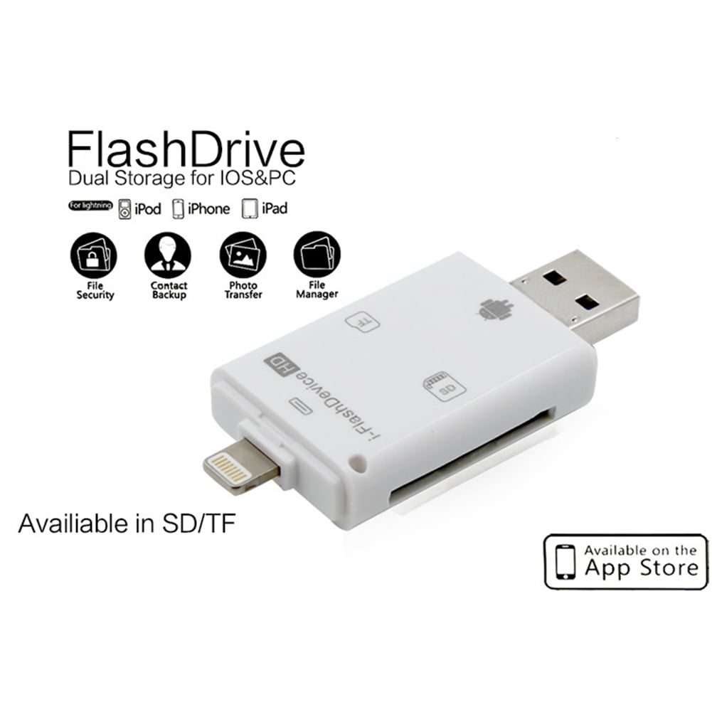 Universal USB Flash Drive SD TF Card Reader for Iphone Android and ...