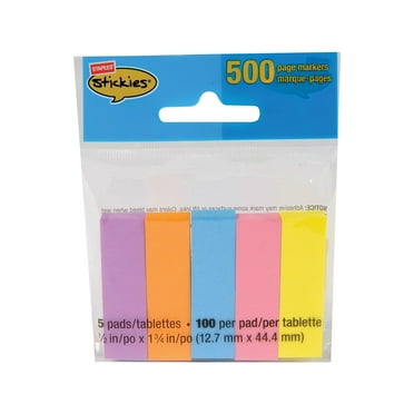 Post-it 1/2 0.50" x 1.75" - Assorted - Self-stick - 189 / Pack ...