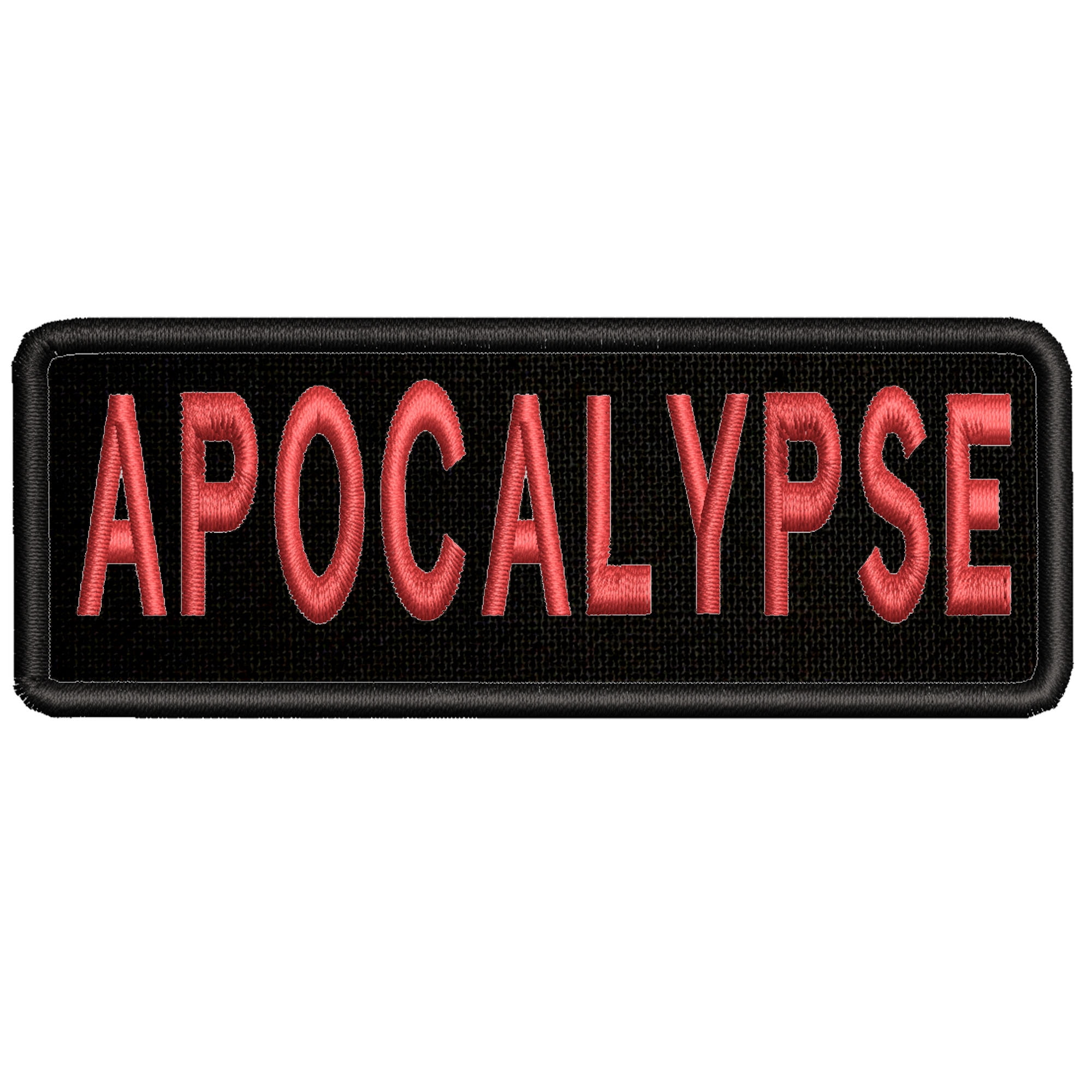 Applique Inspirational Apocalypse Theme Hook Backing Decorative Patch ...