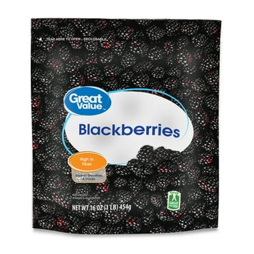 Great Value Triple Berry Blend 48 oz Frozen with Blueberries Strawberries Raspberries and ...