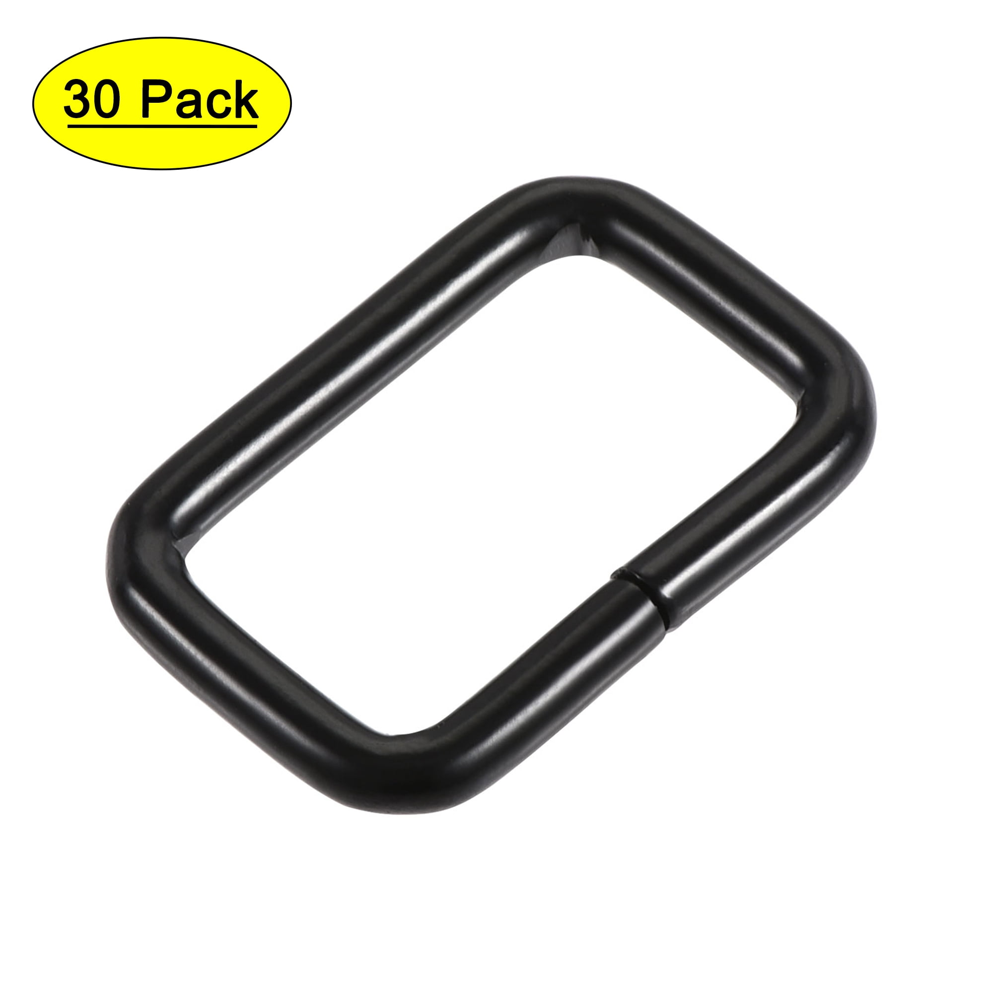 Uxcell Metal Rectangle Buckles 25x16mm Inside Dimension for Bags Belts ...