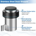 20 Door Stopper Mounted Floor Stops Stainless Steel Cylindrical Modern ...