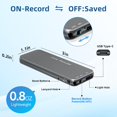 128GB(1800Hrs) Howabo Voice Activated Recorder with Playback, 40Hrs ...