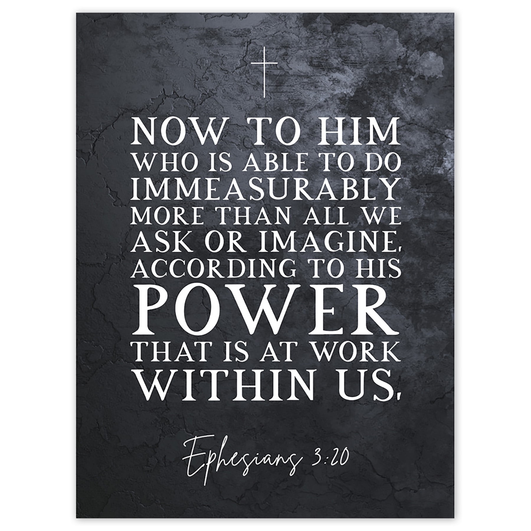 Ephesians 3:20 His Power At Work Within Us Christian Bible Verse Quote ...
