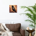 3drose, Beautiful Crow, 13x13 Wall Clock - Walmart.com