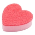 Souew 2Pcsa Heart Shaped Non Scratch Scrub Sponge Cleaning Kitchen ...