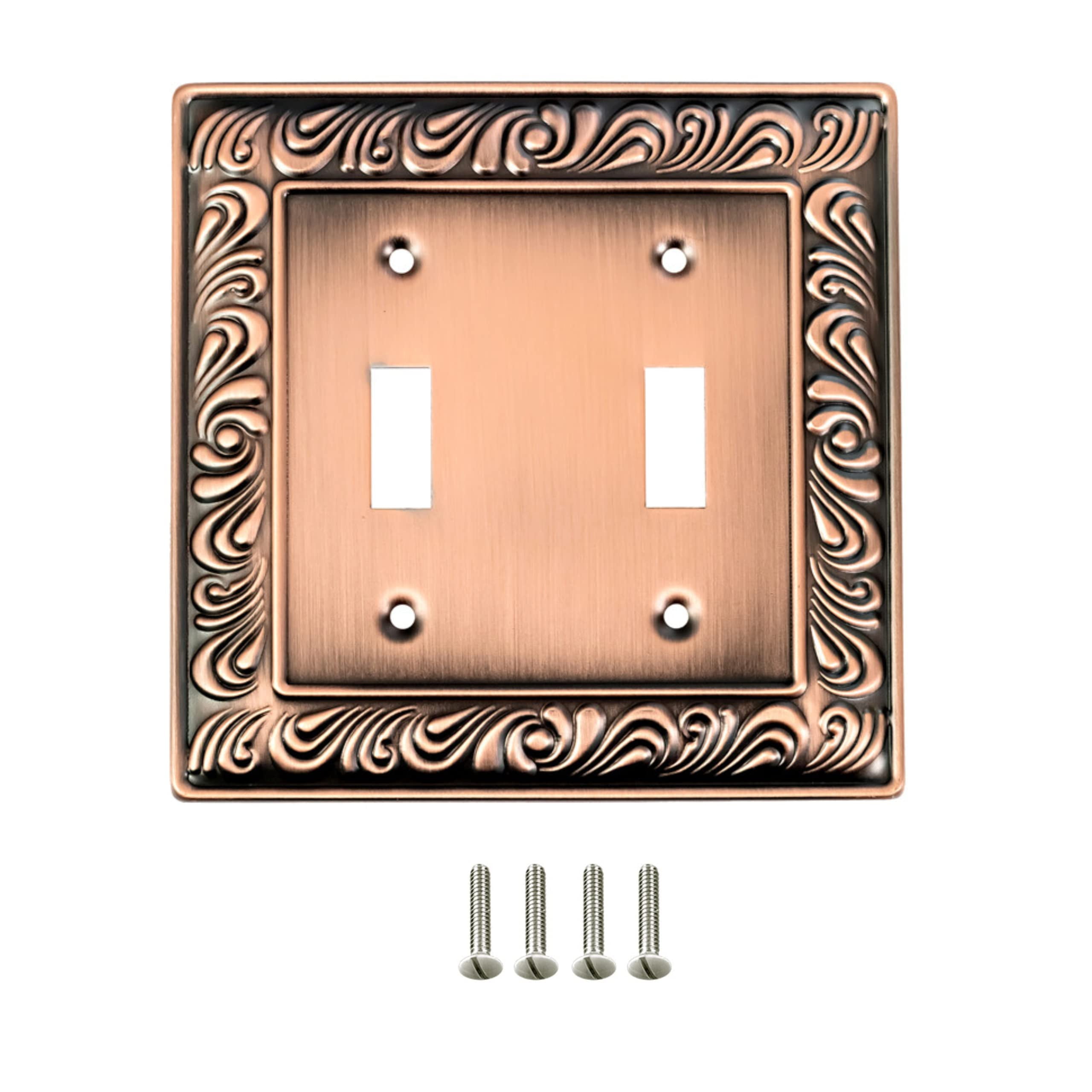 SleekLighting Electrical Light Covers | 2 Gang Toggle Wall Plates ...