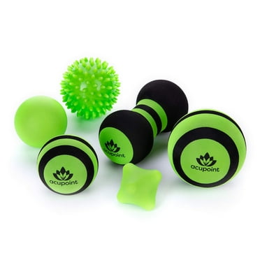 GoFit GF-BRL12 12-Inch Go-Size Barrel Roller with Massage Ball ...