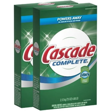 Cascade Total Clean ActionPac Dishwasher Detergent Pacs Lemon Scent ...