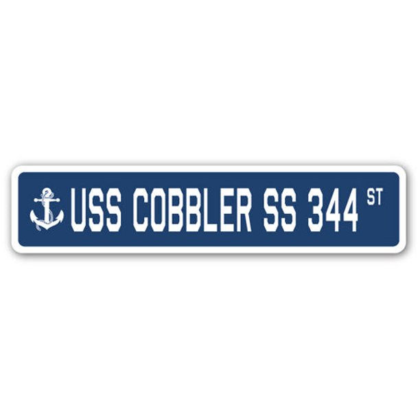 USS COBBLER SS 344 Street Sign us navy ship veteran sailor gift ...