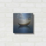 Luxe Metal Art 'Narcissism' by Cynthia Decker, Metal Wall Art, 12"x12 ...