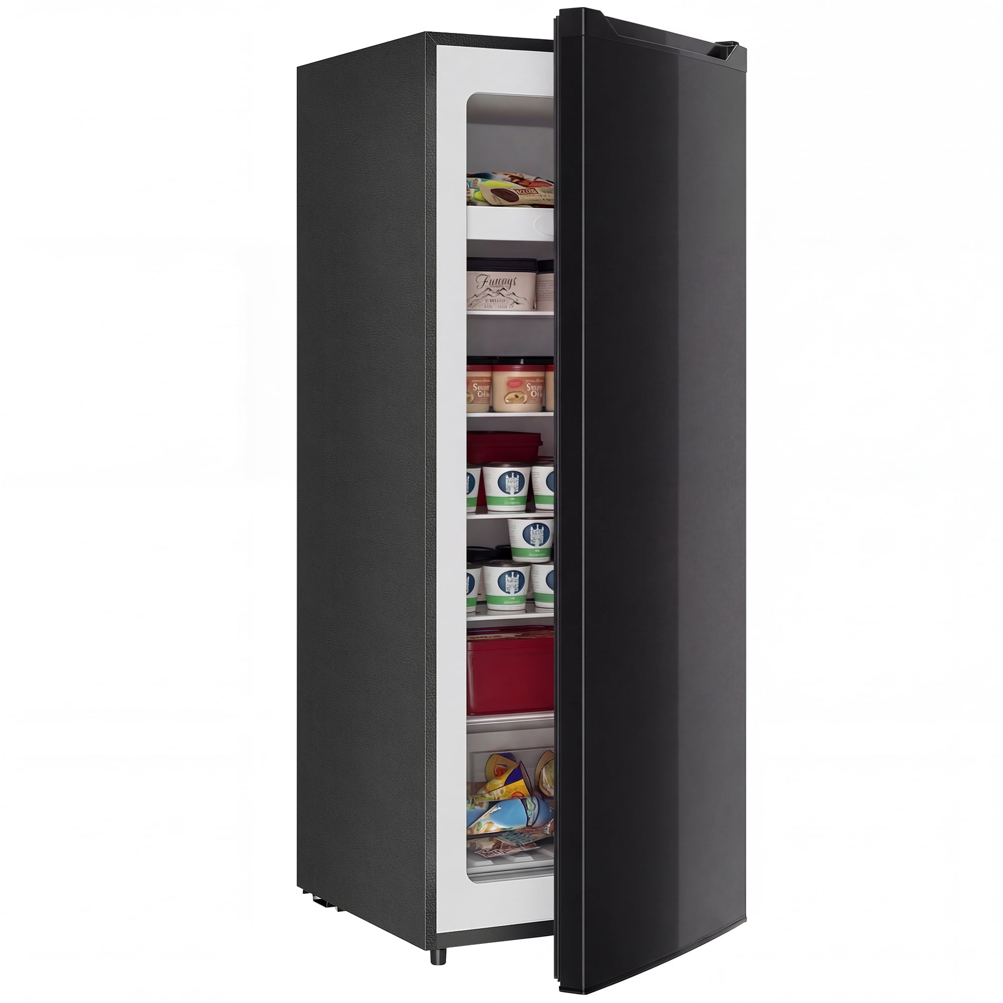 HOMCOM Congélateur Vertical de 7,0 Pi3, Congélateur Vertical Compact ...