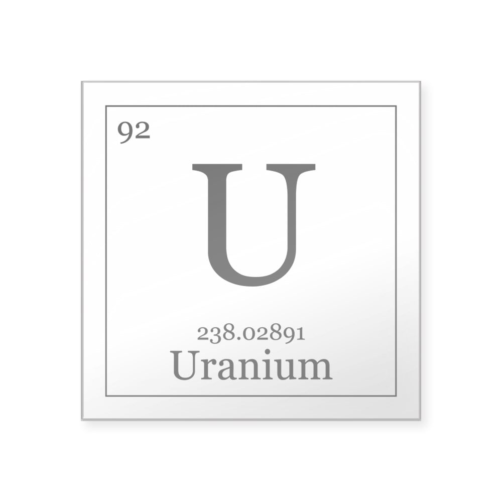 Uranium Periodic Table Square