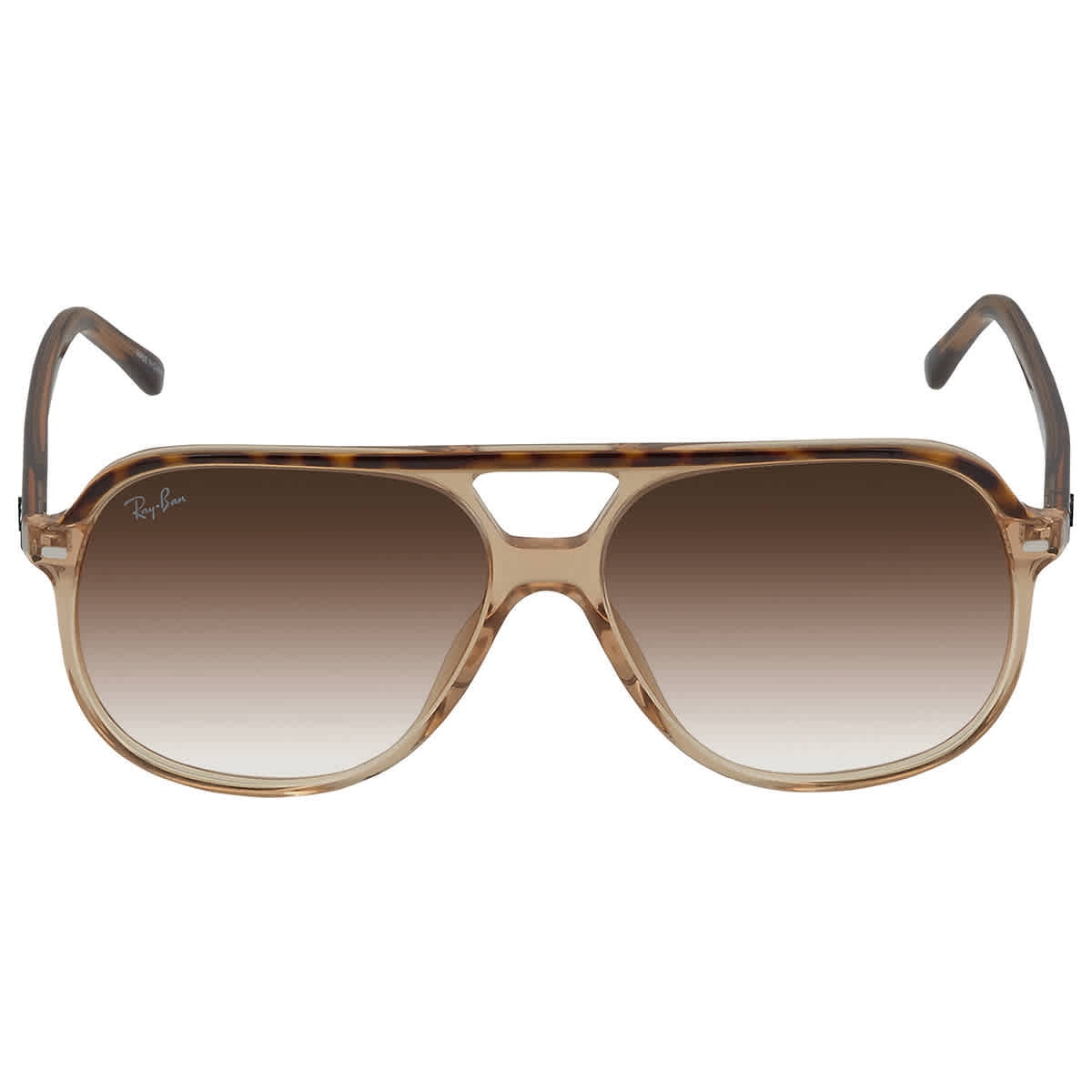 Ray Ban Bill Light Brown Gradient Square Unisex Sunglasses RB2198 ...