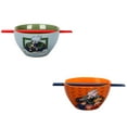 Naruto Kakashi Anime Ramen Bowl 20 oz With Chopsticks - Noodle Soup Set ...
