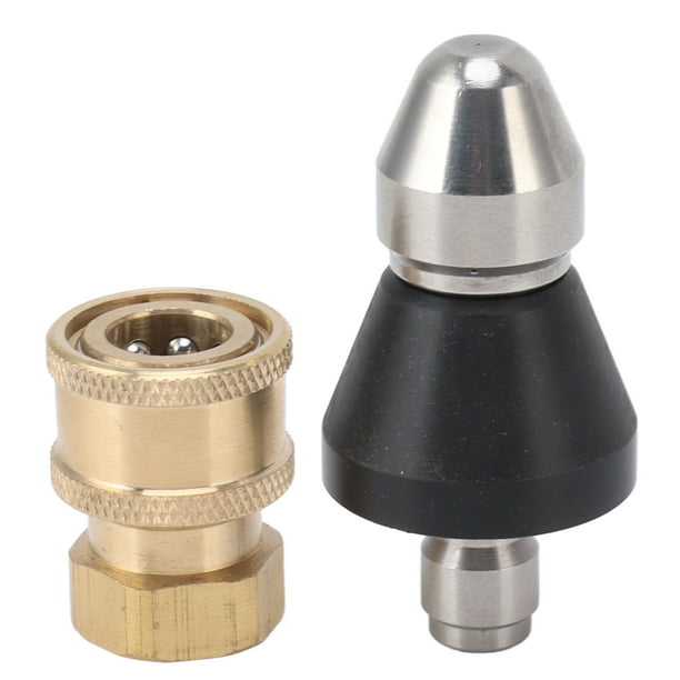 Pressure Drain Jetter Hose Nozzle,G1/4 Sewer Pipe Cleaning Sewer Pipe ...