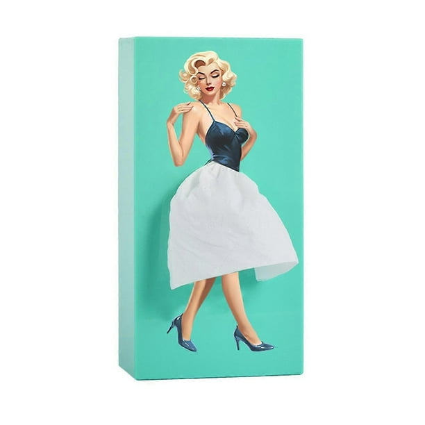 Cartoon Anime Girl Tissue Box Flying Skirt Tissue Box,B | Walmart en línea
