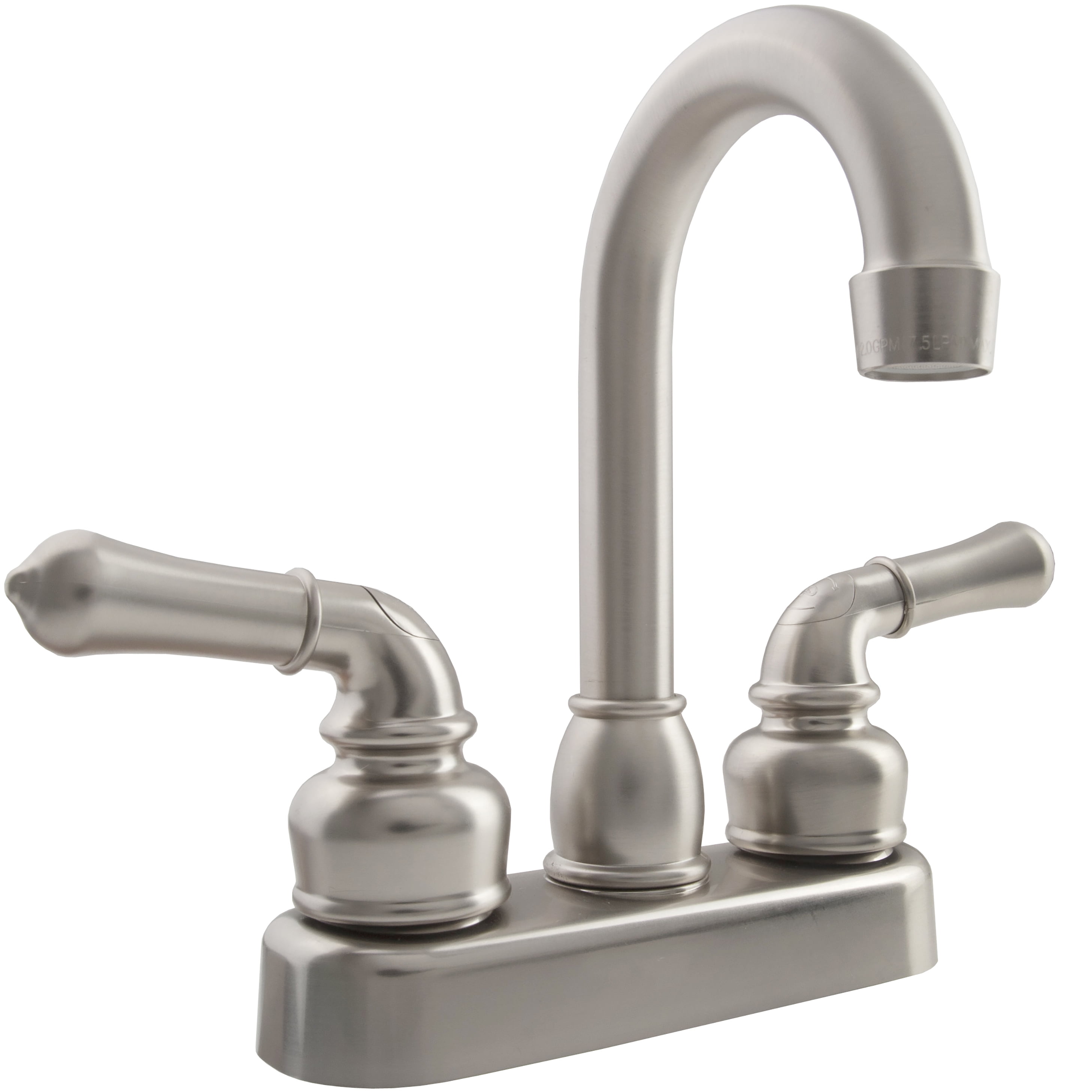 Dura Faucet Classical Bar Faucet for RV Bars - Brushed Satin Nickel ...