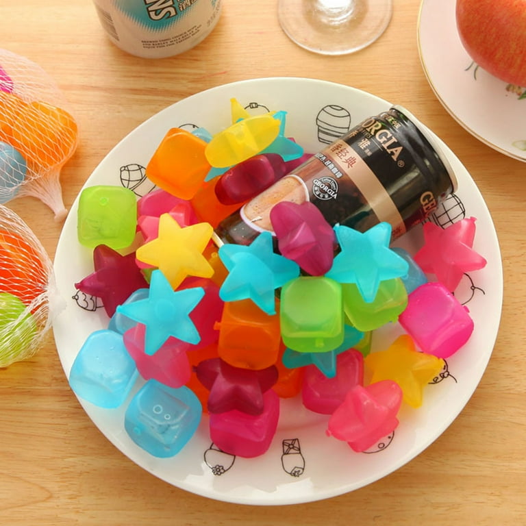 30 PCS Reusable Ice Cubes For Drinks Refreezable Plastic, 48% OFF