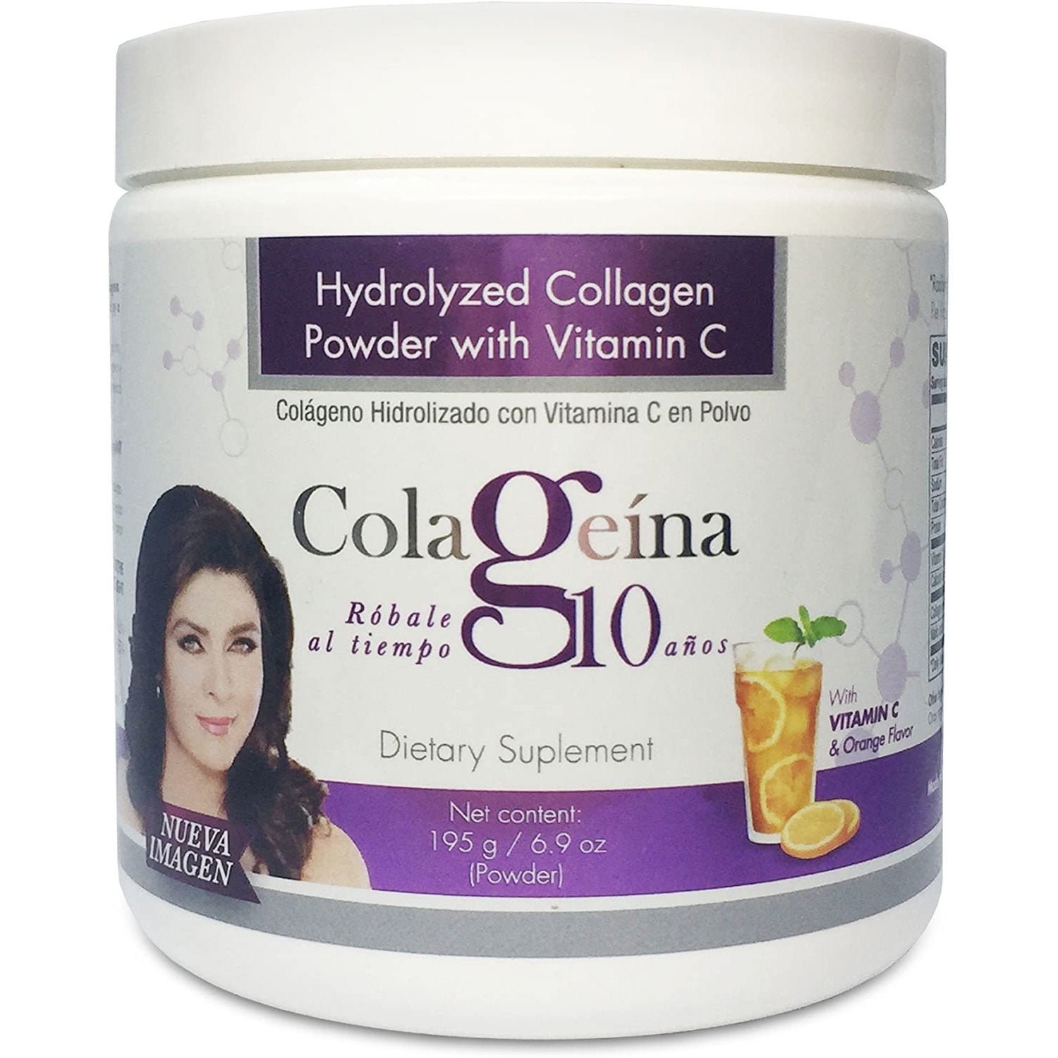 Colageina 10 Dietary Supplement Powder 3.5 Oz. - Walmart.com - Walmart.com