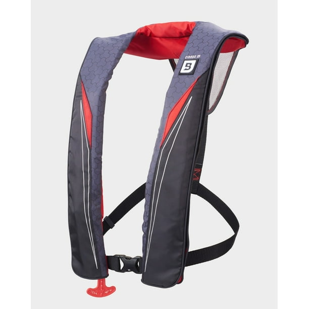 Bluestorm Gear Cirrus26 Inflatable PFD Life Jackets (Red) for Adults ...