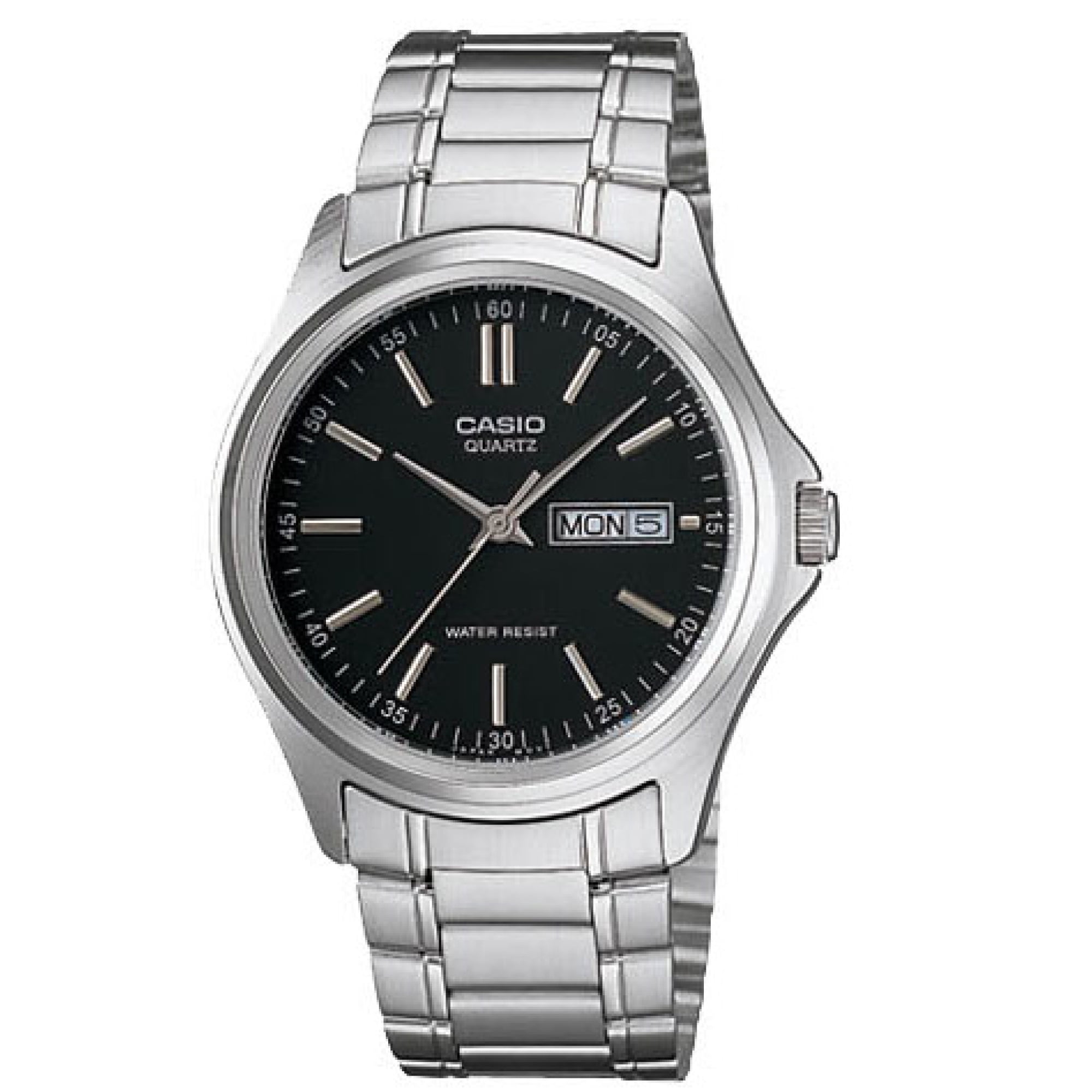 Click here for Casio Mens Core Mtp1239d-1a Black Stainless-Steel... prices