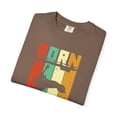 Born to Rock skateboard silhouette T-Shirt Vintage striped graphic ...