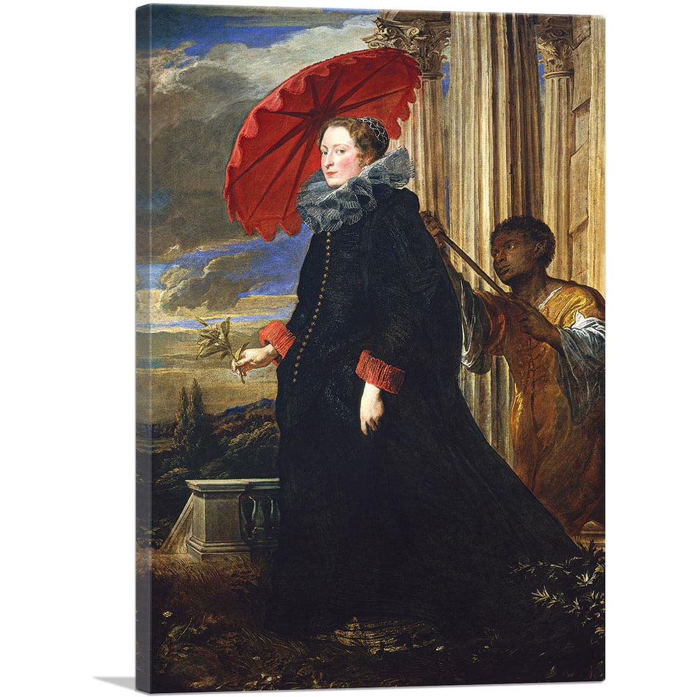 ARTCANVAS Marchesa Elena Grimaldi Wife Of Marchese Nicola Cattaneo 1623 ...