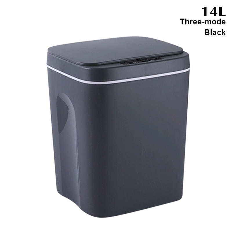 Smart Induction Touching Garbage Bin Self-Sealing Self-Changing Trash ...