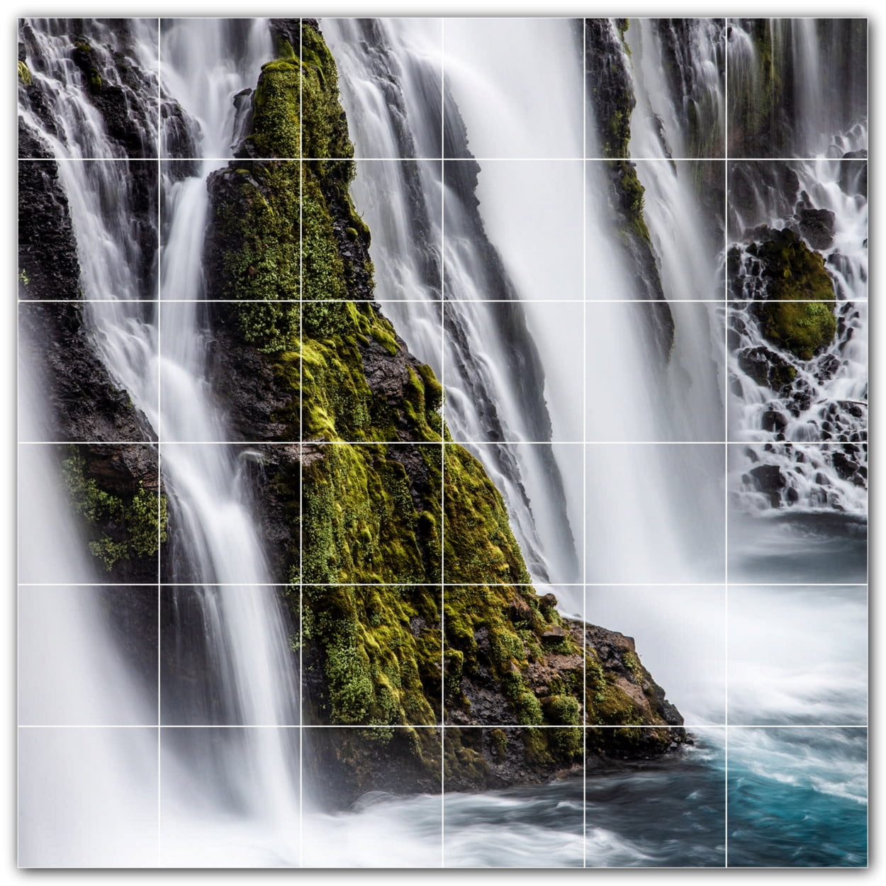 Picture-Tiles.com: Waterfalls Ceramic Tile Wall Mural WAL501089-66XL ...