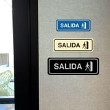 Signs ByLITA Standard Salida Sign (Black) - Small - Walmart.com