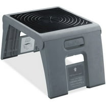 Cramer Folding Step Stool, 300lb Cap, 14w x 11 1/4d x 9 3/4h, Slate ...