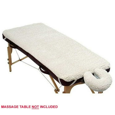 Mt Massage Universal Flannel Sheet Set 3-in-1 Table Cover, Face Cushion ...