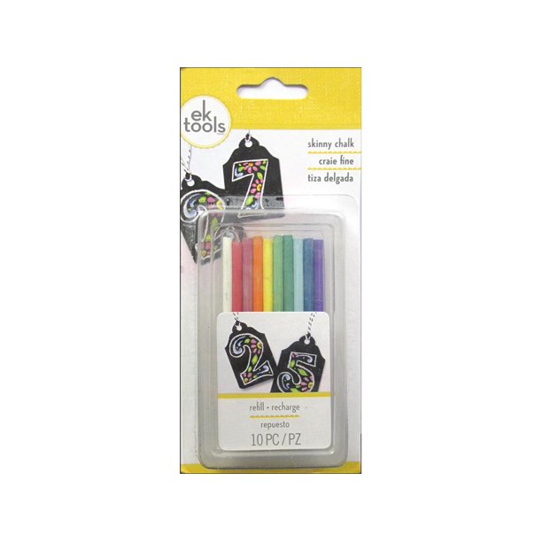 EK Chalk Refill Skinny Primary 10pc - Walmart.com - Walmart.com