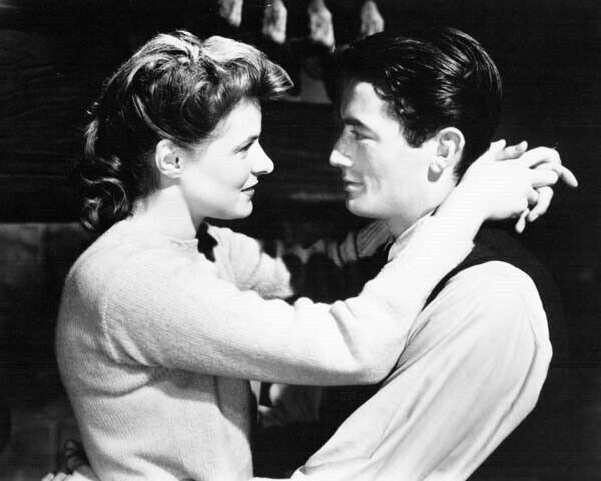 Spellbound Ingrid Bergman puts her arms around Gregory Peck 4x6 inch ...