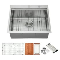 Ruvati RVH8210 15 x 20 in. Workstation Drop-in Topmount Bar Prep RV ...