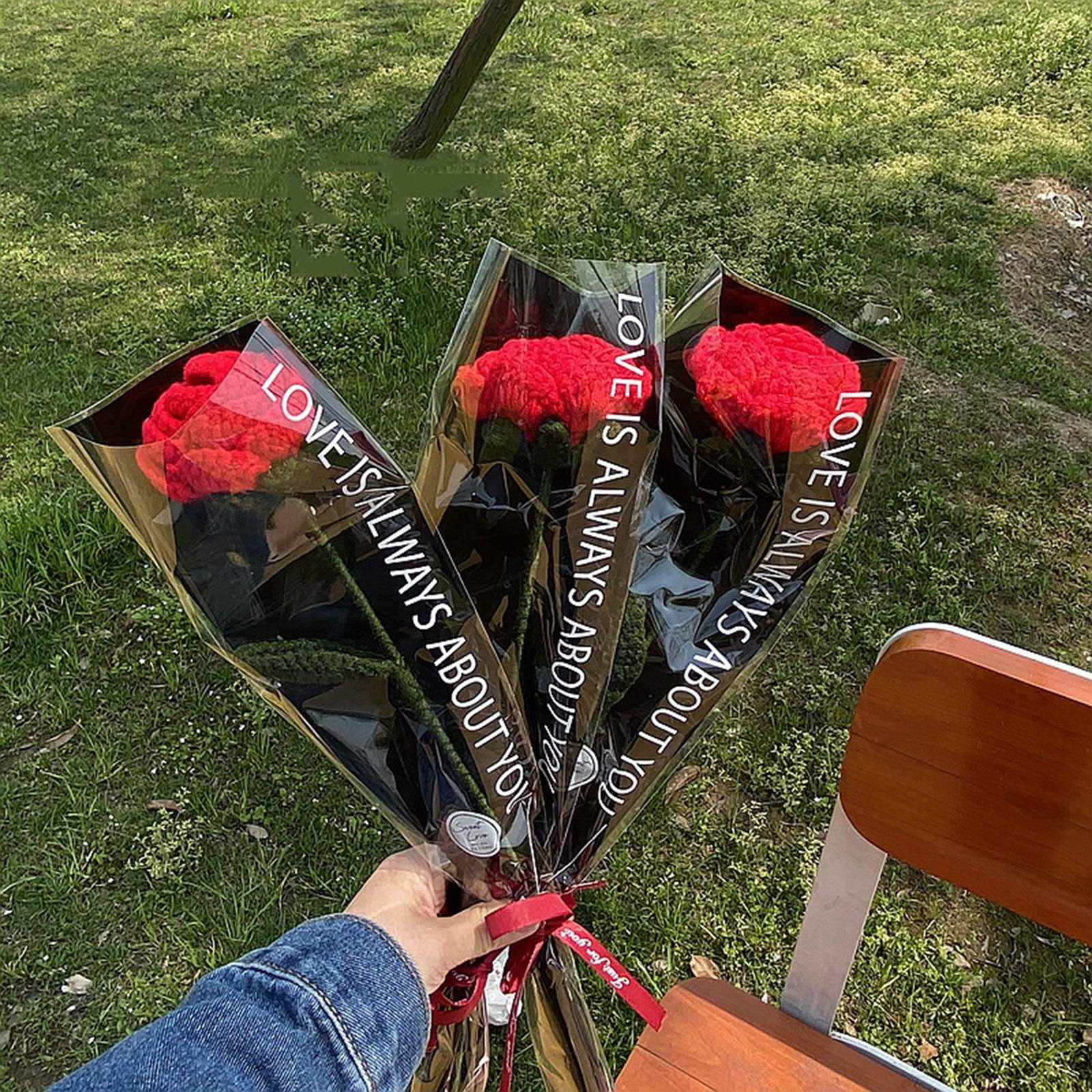 Click here for Unbranded Rose Gifts For Women Knitted Roses  Hand... prices