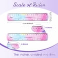 Back to schol!Blecry 8 inch Flexible Ruler, Bendable Plastic Ruler with ...